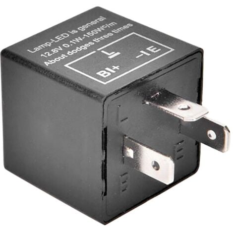 2Pcs Motorcycle LED Flasher Relay LED Adjustable Flasher Relay For Turn ...