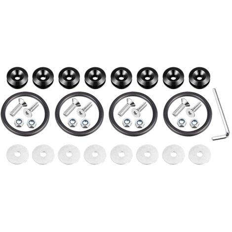 8Pcs Universal Fit Finish Bumper Quick Release Front Rear Bumper ...