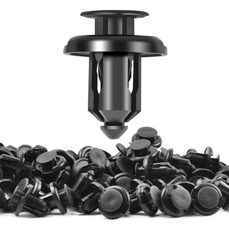 100PCS Bumper Clips 10mm Push Fender Flare Fastener for Honda and Acura ...