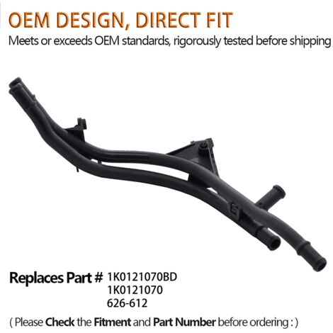 Car Cooling Water Tube Off Hose From Coolant Tank For-VW Beetle CC ...