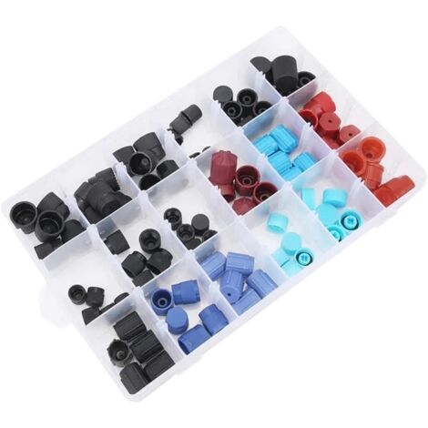 90pcs Car Air Conditioner Repair Kit Car R134a R12 High and low ...