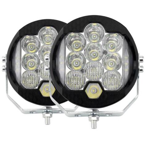 Car LED Work Three-Sided Front Bumper Headlight for Jeep Horse Herder ...