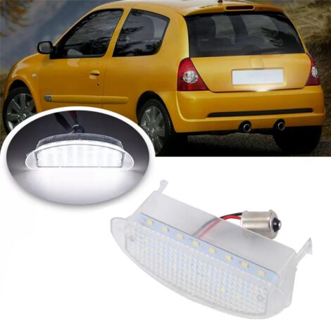 12V LED License Plate Lights 7700410754 for Renault Clio MK2 Clio II 2 ...