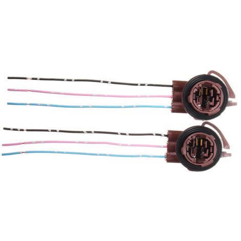 2x 3157 4157NA Bulb Socket Brake Turn Signal Light Harness Wire Plug ...
