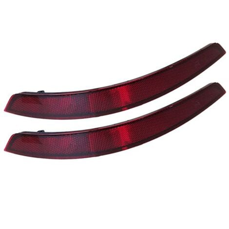Car Red Rear Bumper Light Reflector Tail Lamp Warning Light Reflector ...