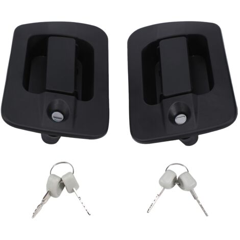 2PCS Left / Right Exterior Outside Door Handles with Key New for IVECO ...