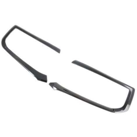 Car Carbon Fiber Front Headlights Eyebrows Eyelids Cover Eyelash ...