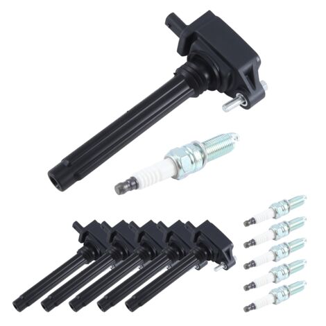 6Pack UF648 Performance Ignition Coil&Spark Plug 5149168AH SILZKR7B11 ...