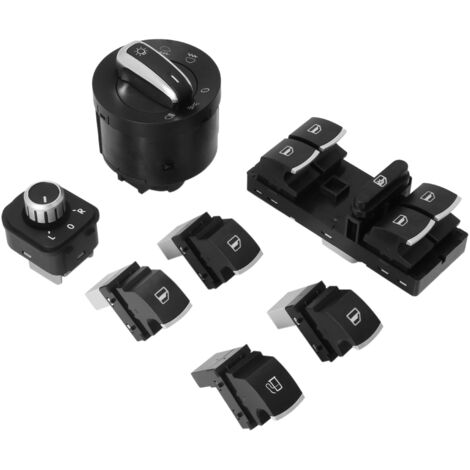 7Pc Window Headlight Fuel Gas Switch Set For Golf Mk 5 6 Jetta for ...