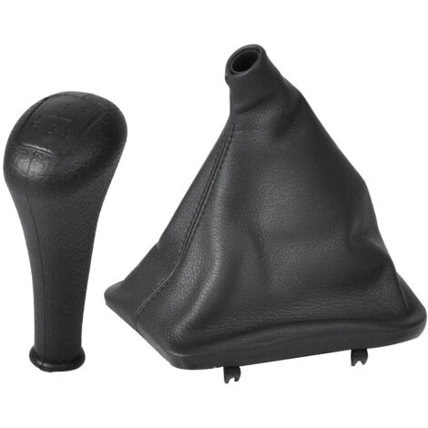 4 Speed Car Gear Shift Knob Shifter Lever Leather Boot Cover for ...