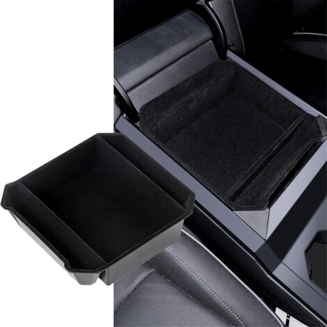 Center Console Organizer for Tesla Cybertruck 2024, Upgraded Flocked ...