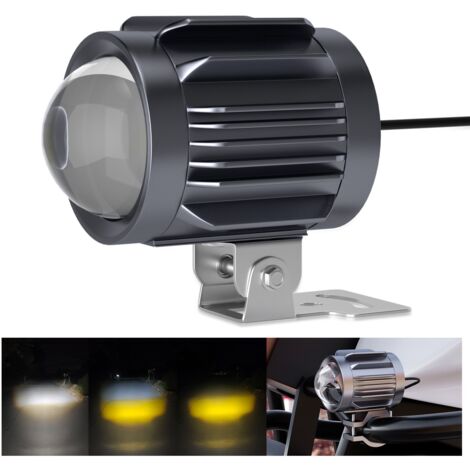 LED Motorcycle Headlight 20W 2000Lm 8-85V Motorcycles Headlight Working ...