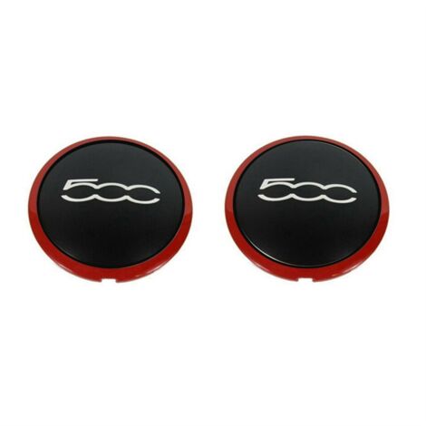 2PCS 133Mm Wheel Centre Hub Cap for Fiat 500 Abarth 68078419AC ...