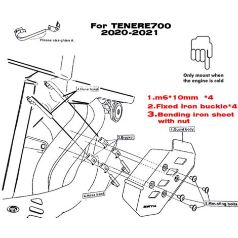 Motorcycle Exhaust Pipe Protection Cover Gear Shift Lever Protective ...