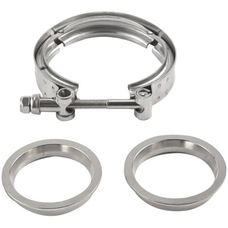 3'' Inch SS304 V-Band Clamp Stainless Steel M/F 3 v band Turbo Exhaust ...