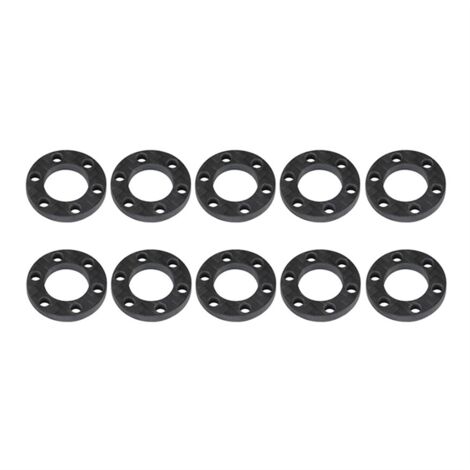 10Pcs Carbon Fiber Wheel Hex Hub Extension Adapter Offset Spacer 3mm ...
