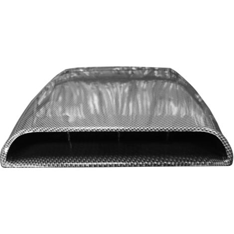 Universal Car Decorative Air Flow Intake Hood Scoop Turbo Bonnet Vent ...
