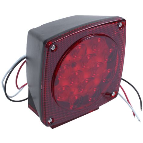 12V LED Submersible Left and Right Trailer Lights Stop Tail Turn Signal ...