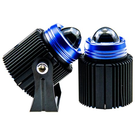 Universal Car Motorcycle LED white and yellow Dual color working ...