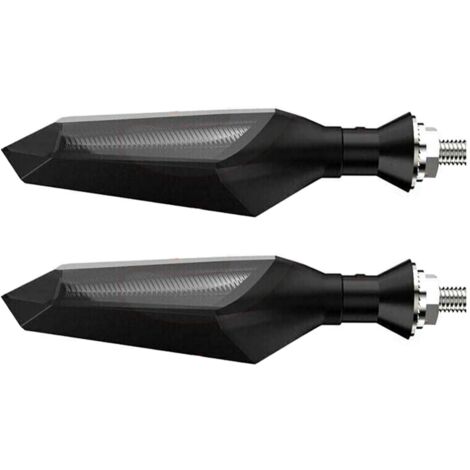 General Motorcycle Turn Signal Indicator Set LED Light Amber Run and ...