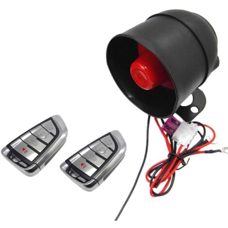 Universal car alarm alarm one-way automatic vibration system car remote ...