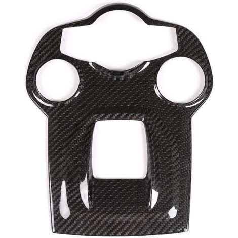 Real Carbon Fiber Car Gear Shift Frame for Stelvio 2017 2018 2019 ...