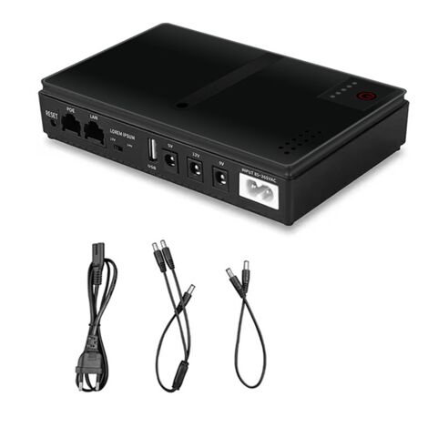 DC UPS Uninterrupted Power Router Spare Charging Treasure DC1036P 36W ...