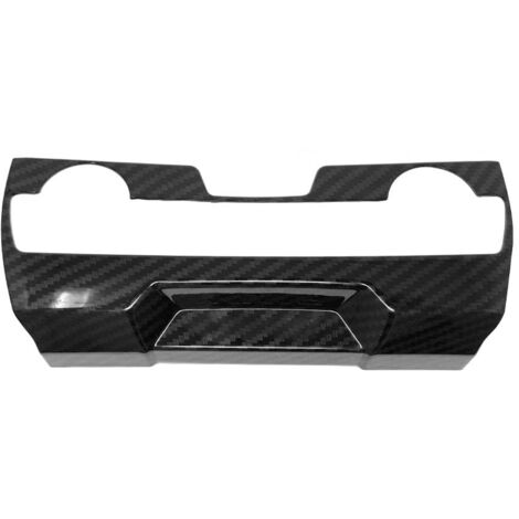 Center Console Panel Trim ABS Carbon Fiber Style Interior Decoration ...