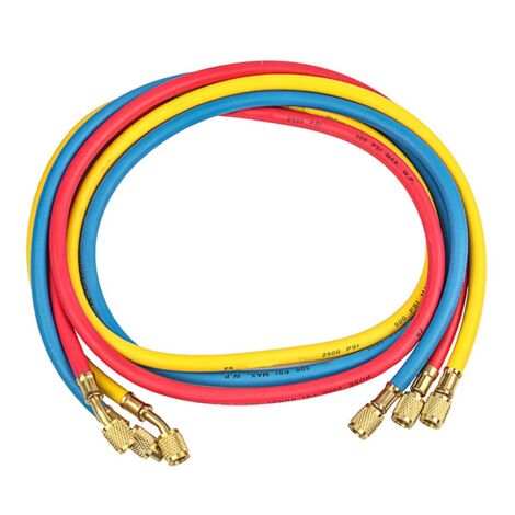 1.5M AC Charging Hose Tube Kit Low Loss Fittings for R134A R12 R22 ...