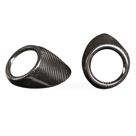 Dry Carbon Fiber Car Rear Row Air Vent Outlet Cover Trim for 2017-2020 ...