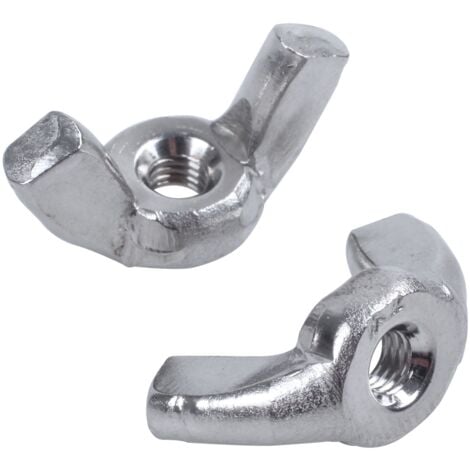 10 Pcs 3mm Metal Wingnut Set Hardware Nut Fasteners