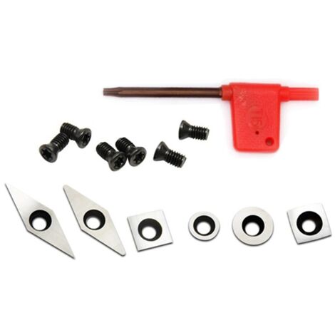 Carbide Inserts Cutters Blades Knives Set Fit for Detailer Hollower ...