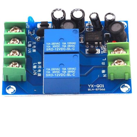 220V 2 Way Power Automatic Switcher 10A Dual Supply in 1 Out Failure ...