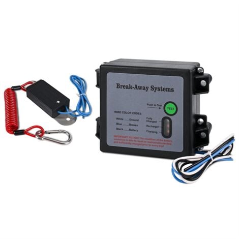 Trailer Brakes Breakaway Kit with Switch, LED Test Light Electric ...