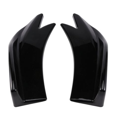 27cm Car Rear Bumper Spoiler Canards Fins Anti-Crash Diffuser Lip Wrap ...