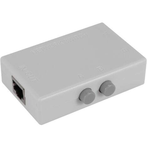 Mini 2 Port RJ45 RJ-45 Network Switch Ethernet Box Switcher Dual Way ...