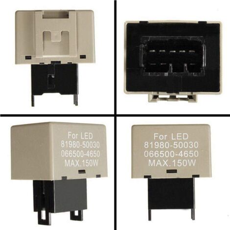 Car Accessories 8-Pin Electronic Flasher Relay for LED Bulb 81980-50030 ...