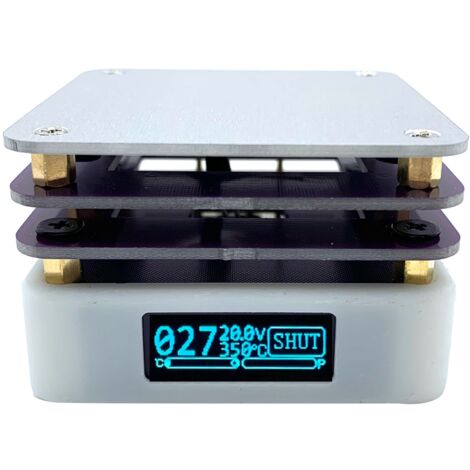 65W Mini Hot Plate Digital Soldering Preheating Rework Station PCB SMD ...