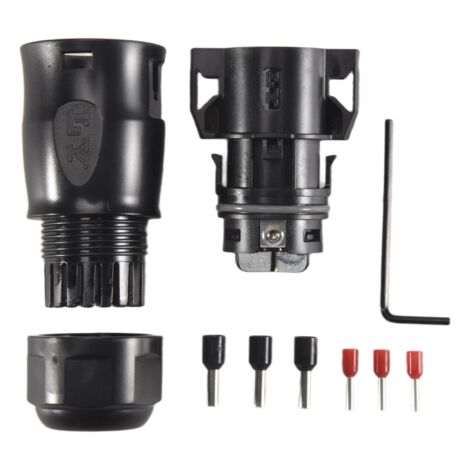 Solar PV Connector Plug Waterproof IP68 4000V 40A for System Panel ...