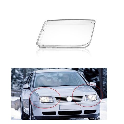 NEW REPLACEMENT PLASTIC HEADLIGHT LENSES COVER FOR 99-05 MK4 LEFT