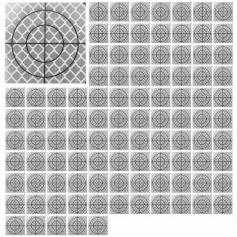 100Pcs Prism Measurement Reflector Sheet Reflective Tape Target Total ...