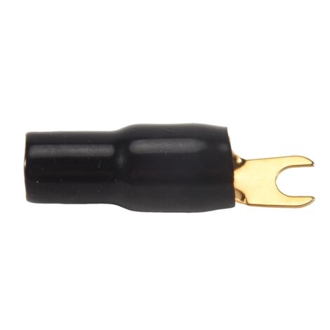 Terminal Spade Fork Adapter Connector Plug Crimp Barrier Spades Speaker ...