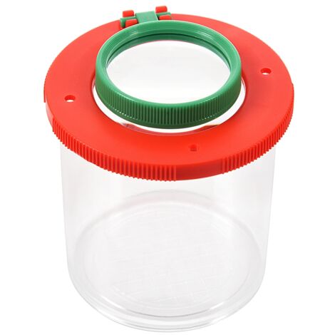 4X Two Lens Insect Viewer Locket Box Magnifier Bug Magnifying Loupe Kid ...