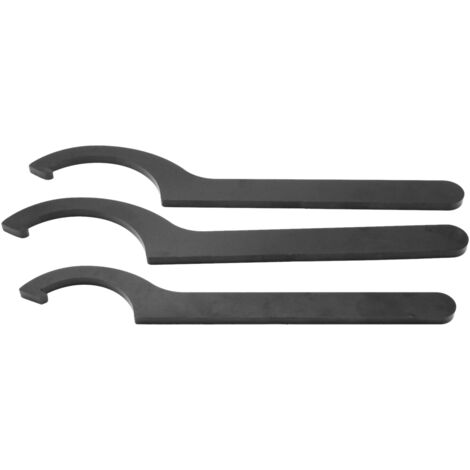 3Pcs Spanner Wrench Set Coilover Adjustment Tool Hook C Steel Shock Adjuster for Absorber Coil ...