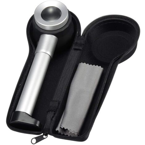 Handheld 45X Folding Linen Tester Metal Magnifiers Cloth Thread Counter ...