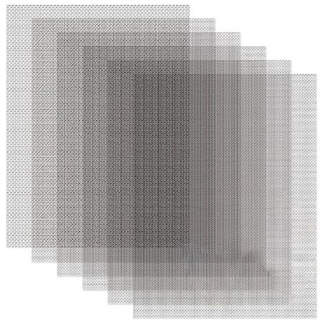 6Pcs 30x21cm Wire Mesh,20 Mesh Stainless Steel Mesh,Rust Metal Screen ...