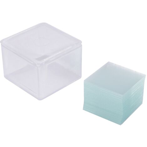 100pcs Transparent Slides Coverslips Coverslides 22x22mm For Microscope