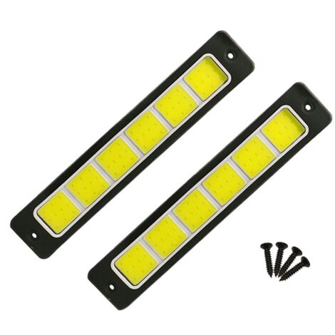 2Pcs Super Bright LED Daytime Running Lights Car Driving Fog Lamp ...