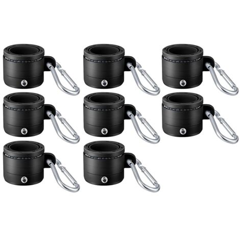 8Pcs Plastic Flag Pole Rings with Bearings 360 Degree Rotating Anti ...