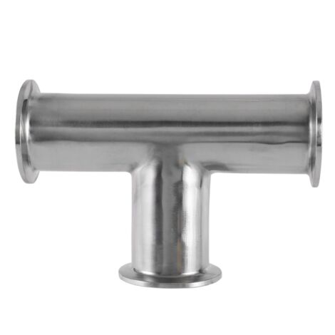 1.5Inch 38Mm Sanitary Tri Clamp 3 Way Tee 304 Stainless Steel Ferrule Connector Pipe Fitting